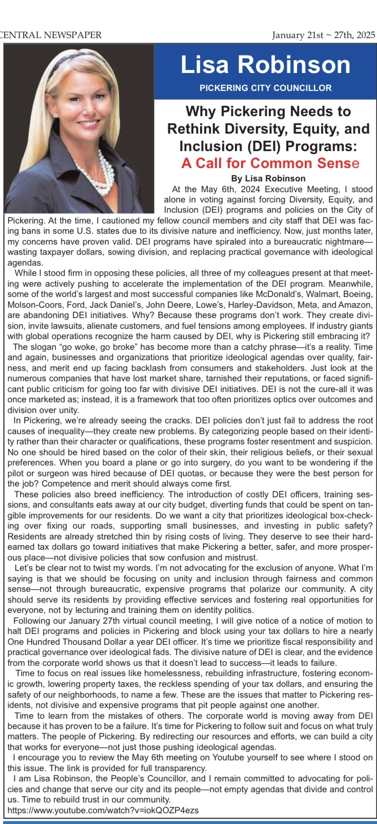 Lisa Robinson and the Manufactured First Nation - Good Government for ...